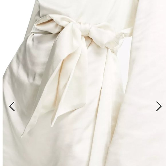 Asos Dresses Pretty Lavish Jayda Tie Waist Satin Mini Dress Poshmark